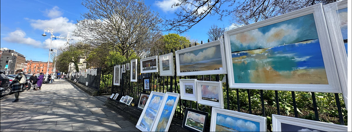 Dublin Treasures - Merrion Open-Air Art Gallery - Dublin.ie